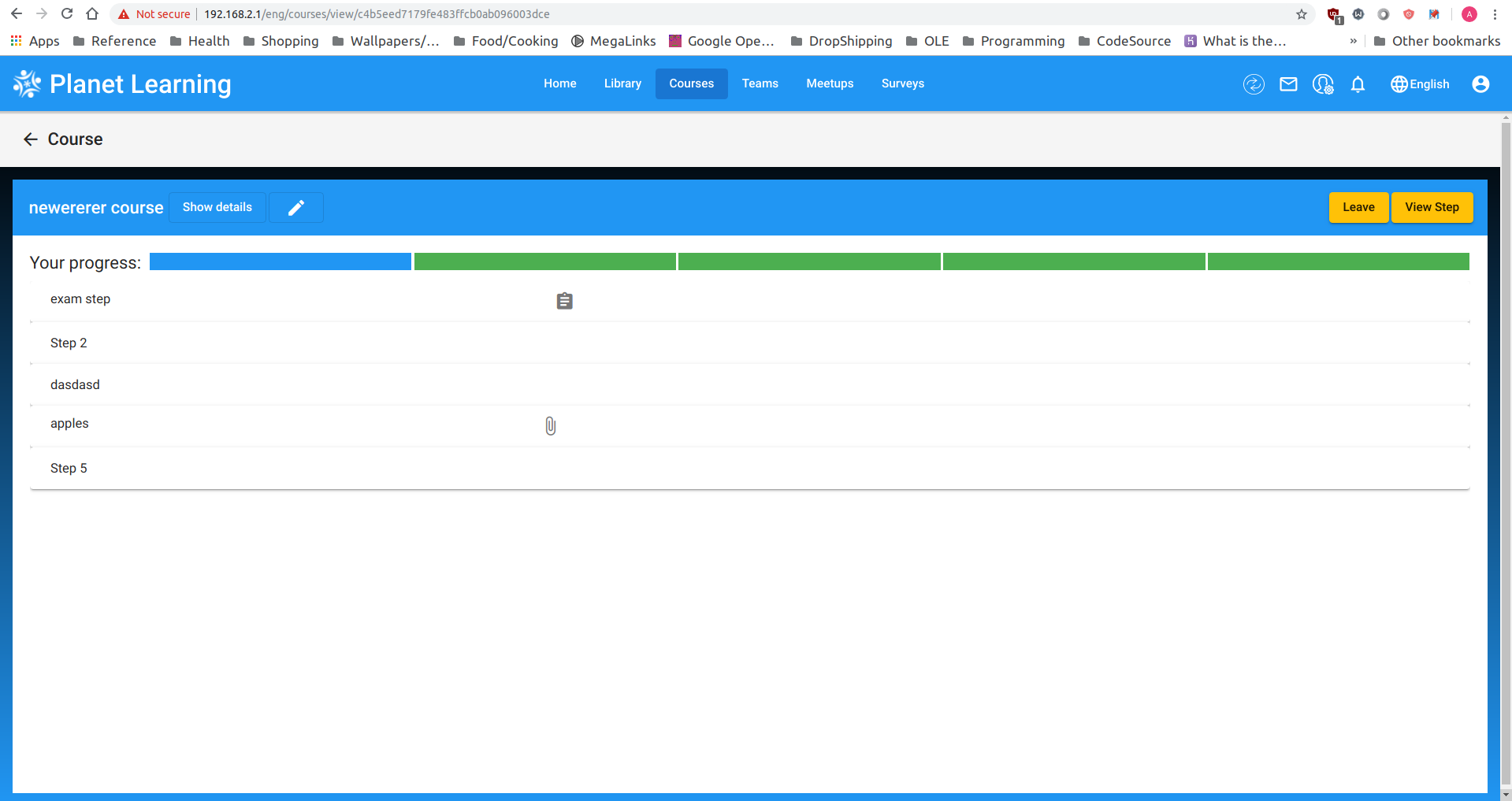 view-course bugs · Issue #3624 · open-learning-exchange/planet · GitHub