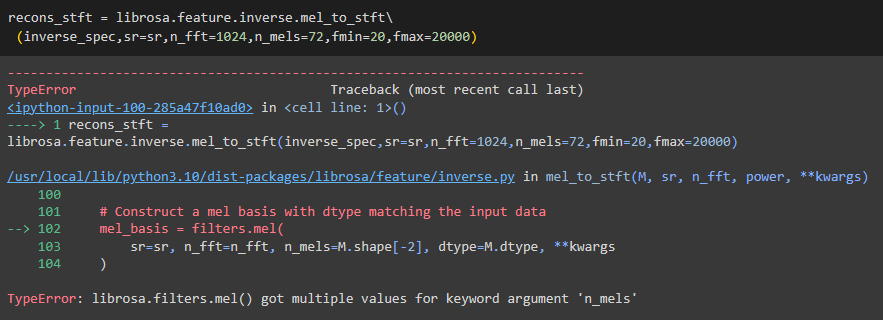 Nversemeltostft · Issue 1711 · Librosalibrosa · Github
