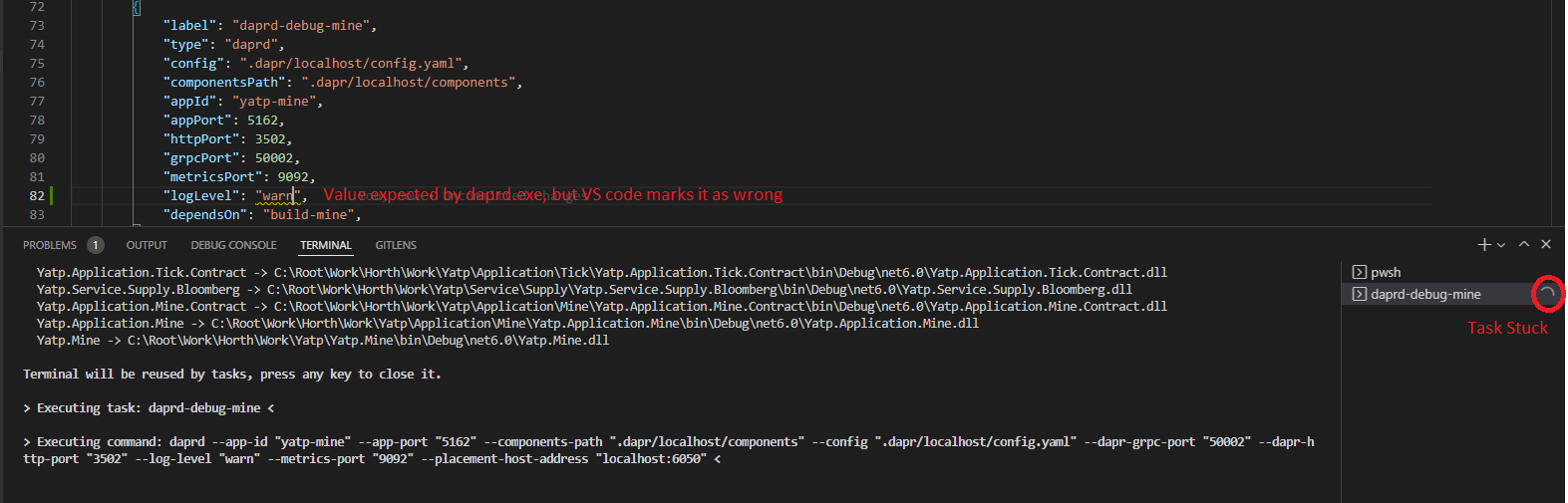 Warning logLevel inconsistency · Issue #148682 · microsoft/vscode · GitHub