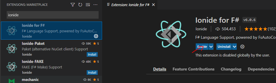 Ionide suddenly ceased working · Issue #1732 · ionide/ionide-vscode-fsharp · GitHub