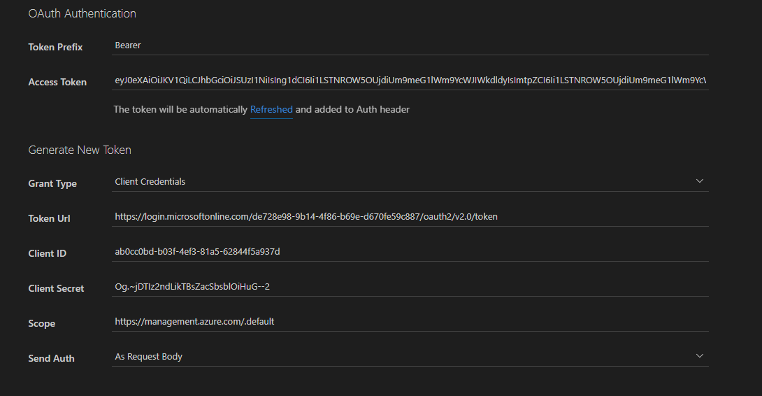 I am unable to use thunderclient with an Microsoft Azure AD protected api · Issue #1052 ...