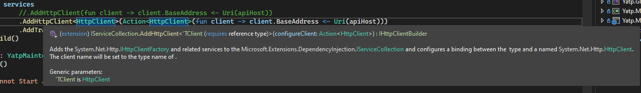 Addclient Configuration Action Is Never Called · Issue 83772 · Dotnetruntime · Github
