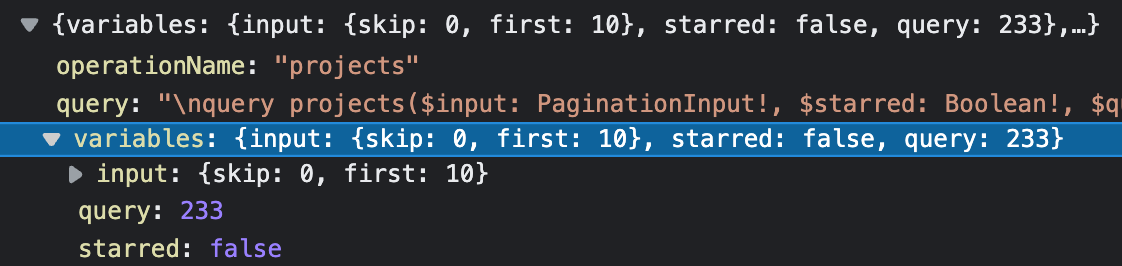 Project Search With Numeric Keywords Will Fail The Graphql Request Typecheck · Issue 252 
