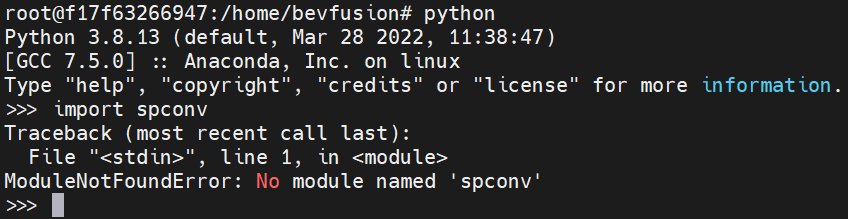Test question about spconv · Issue #148 · mit-han-lab/bevfusion · GitHub
