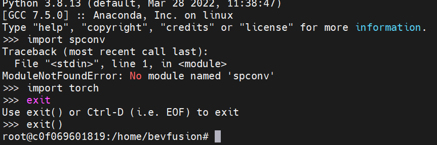 Test question about spconv · Issue #148 · mit-han-lab/bevfusion · GitHub