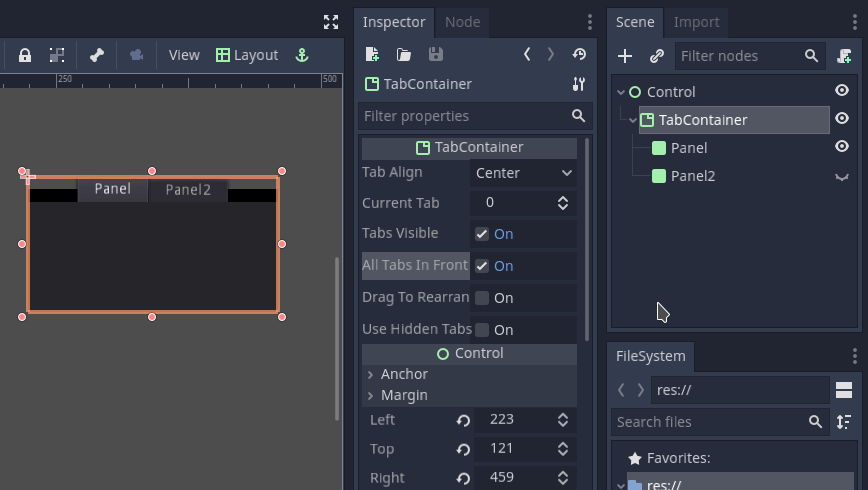 [3.2.4 beta 2/3] TabContainer draws Panel style in incorrect order ...