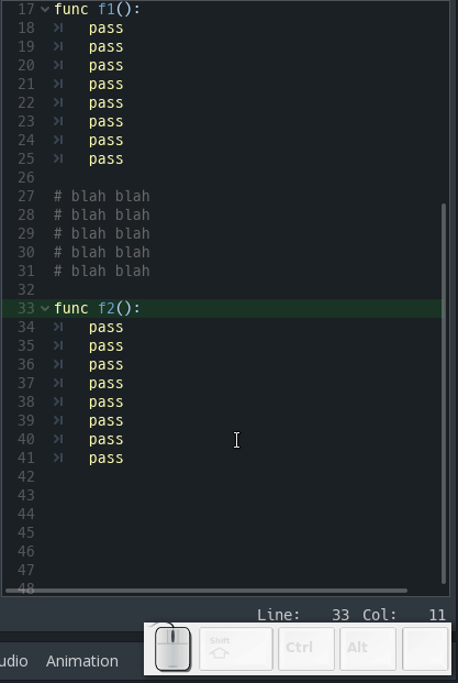 code folding folds last empty lines · Issue #13339 · godotengine/godot · GitHub