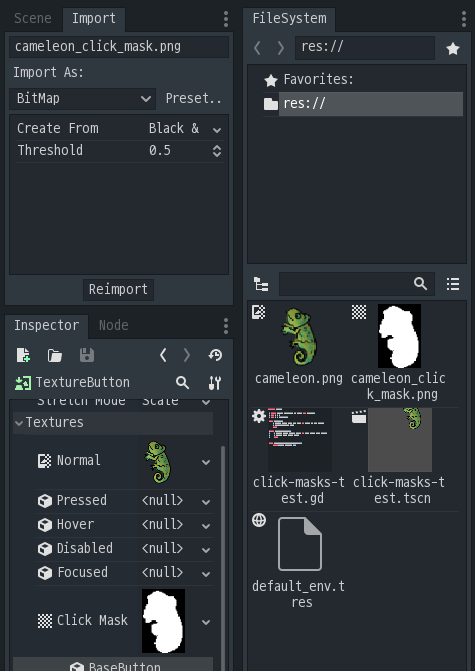 Fix Click Mask "Load" button in UX · Issue #15524 · godotengine/godot · GitHub