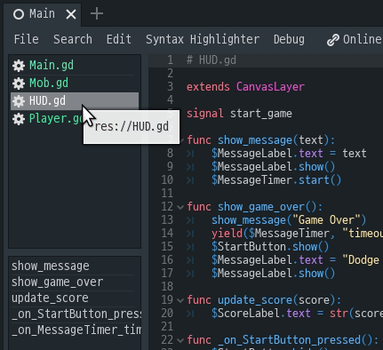 Current selected script or doc is not updated when using sort in script list · Issue #18153 ...
