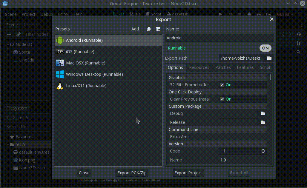 Running on Android does not work · Issue #26702 · godotengine/godot ...