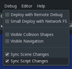 Show changes on screen WHILE DEBUGGING · Issue #28068 · godotengine/godot · GitHub
