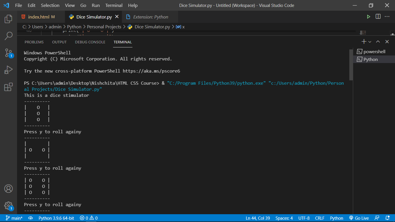 GitHub - Nishchita1/Dice-Simulator
