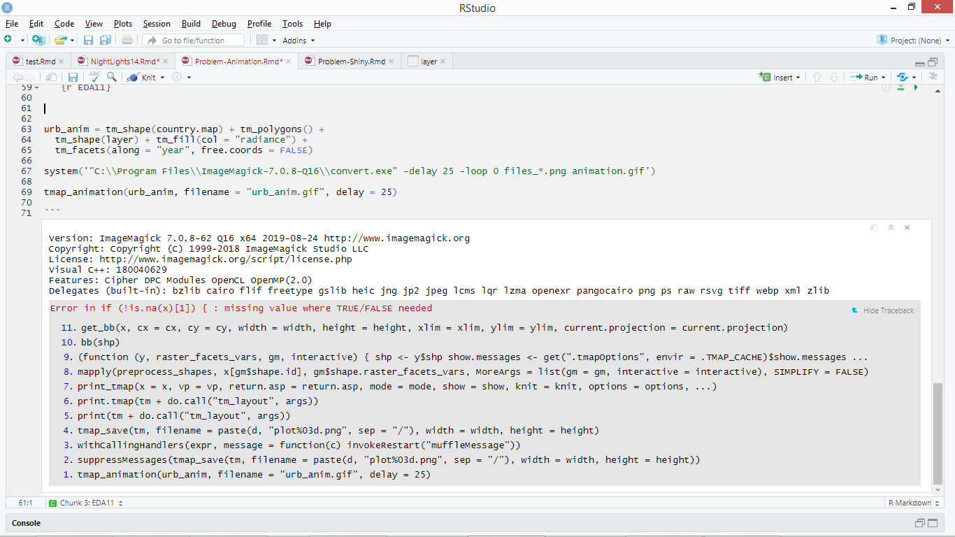 Error In If Isnax 1 Missing Value Where Truefalse Needed · Issue 342 · R Tmaptmap
