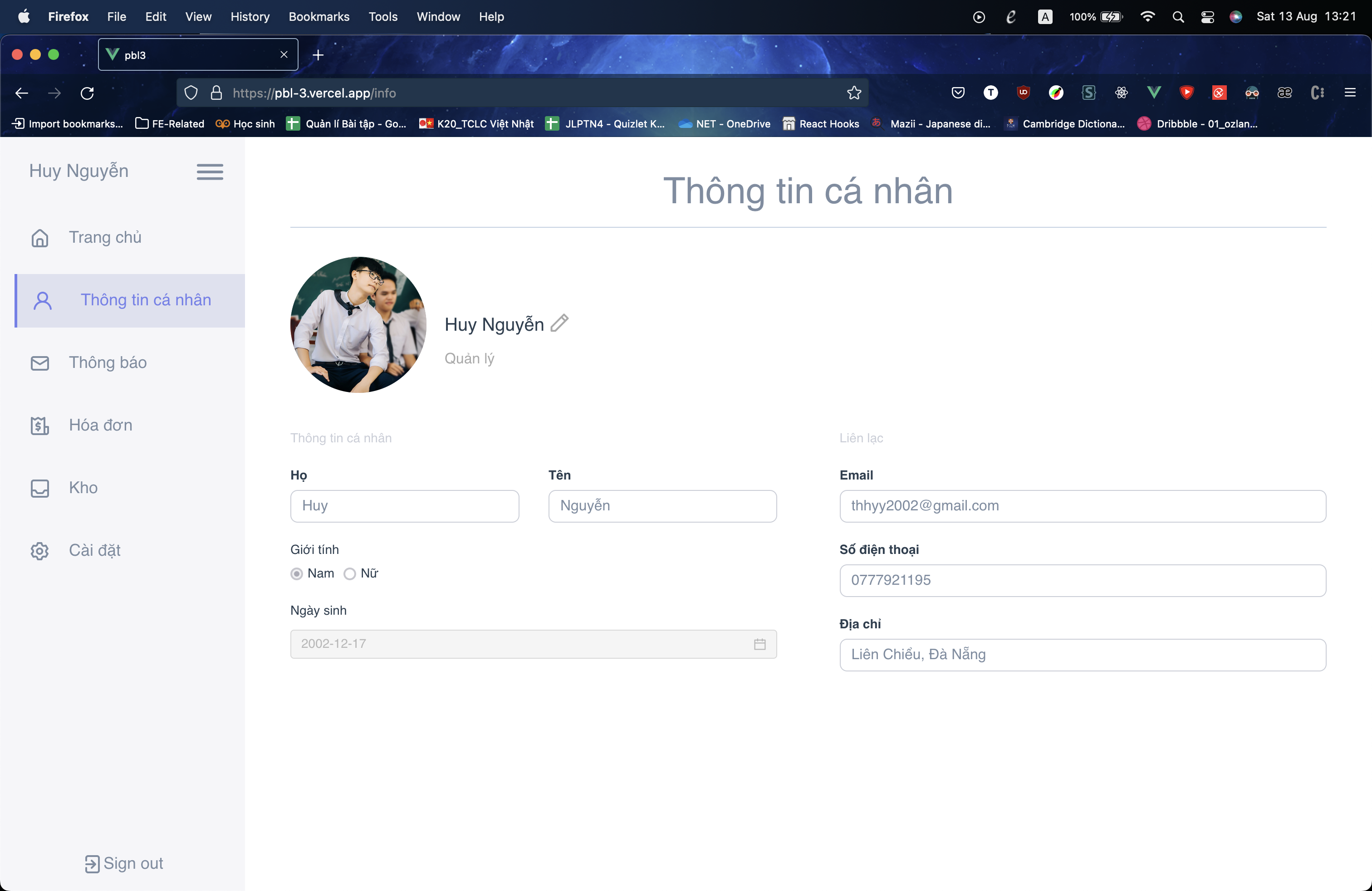 GitHub - huyngth/PBL-3