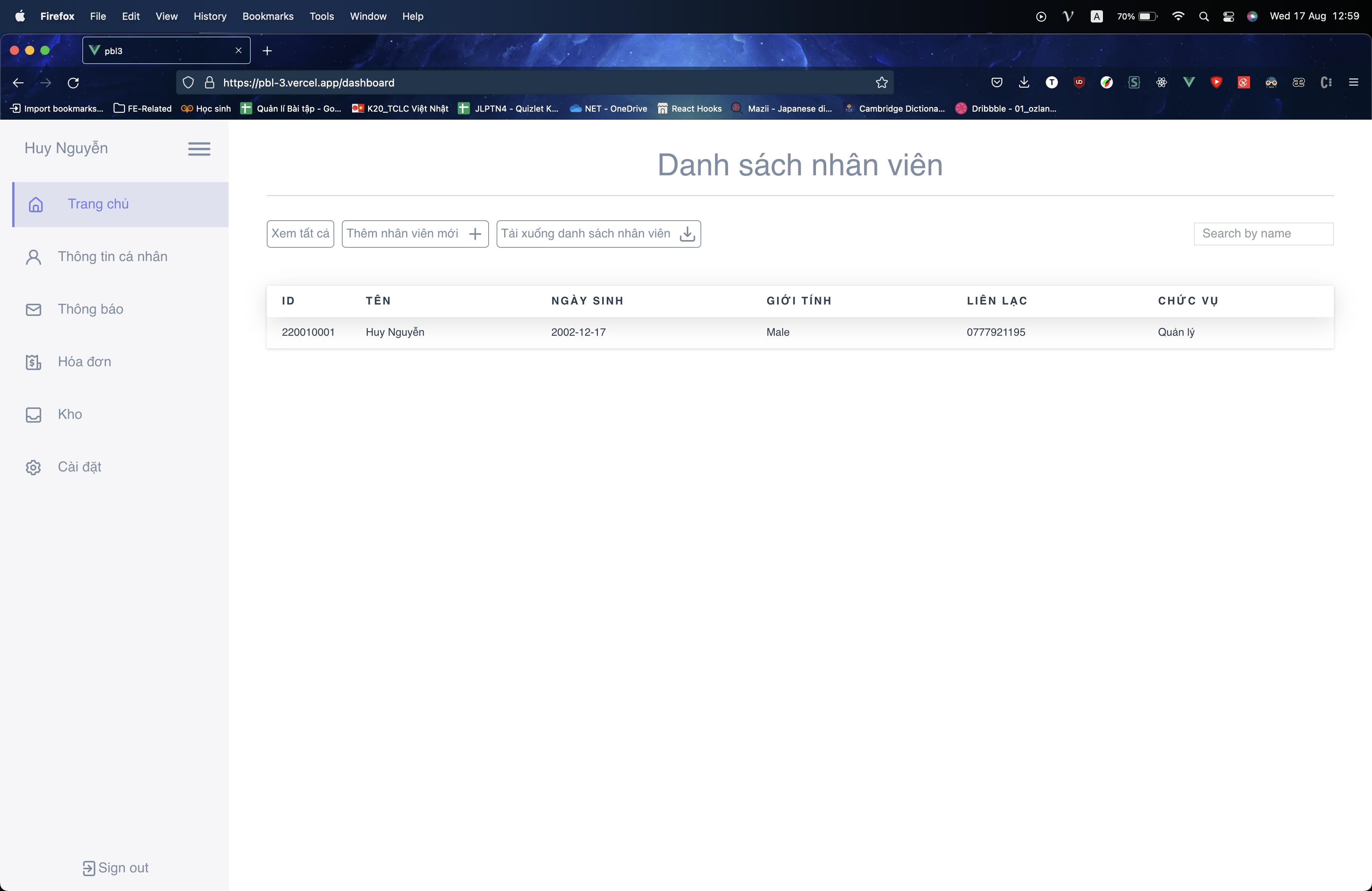 GitHub - huyngth/PBL-3