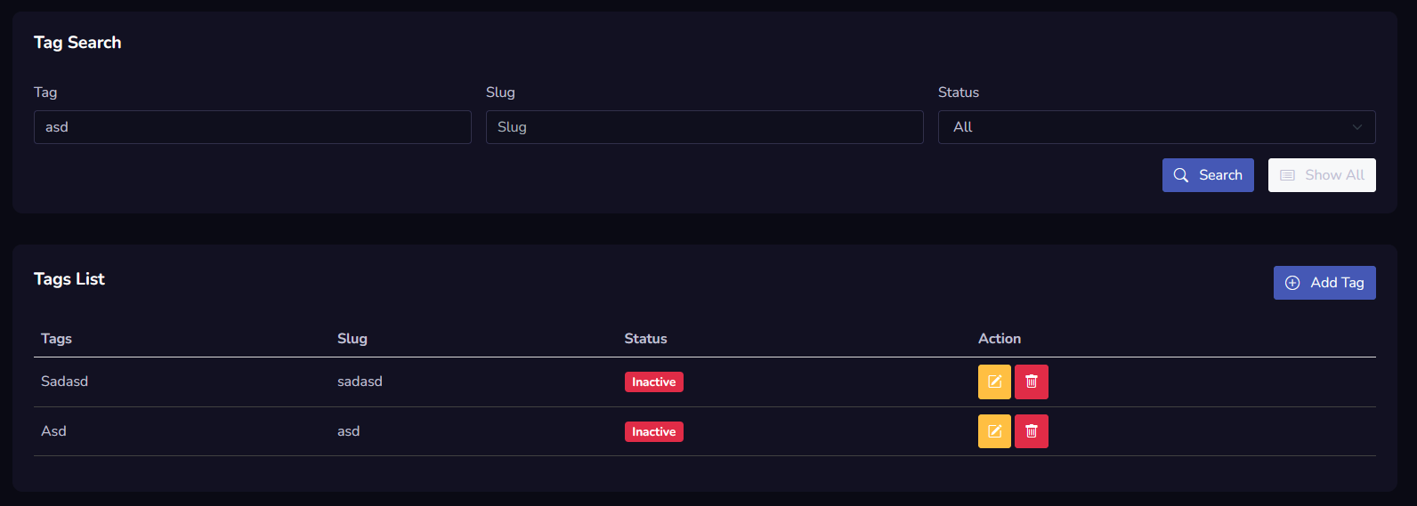 [API] Compare Tag Endpoint to Newshub · Issue #265 · KLYMM/cnergy-cms · GitHub