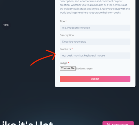 Edit create post form for Products section · Issue #83 · bitcraft3r/swipe-setups · GitHub