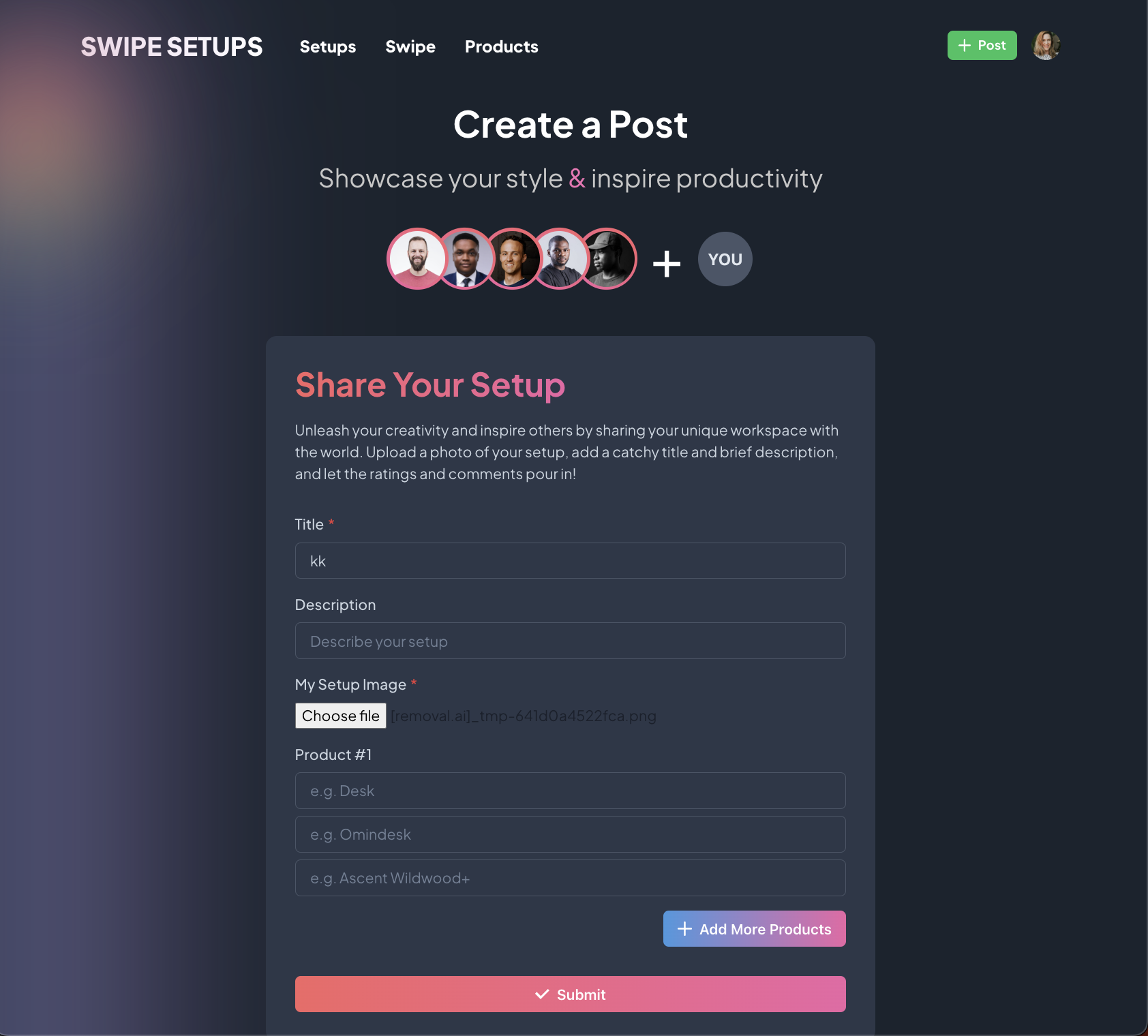 Complete Post A New Setup Page Frontend Mvp · Issue 99 · Bitcraft3rswipe Setups · Github