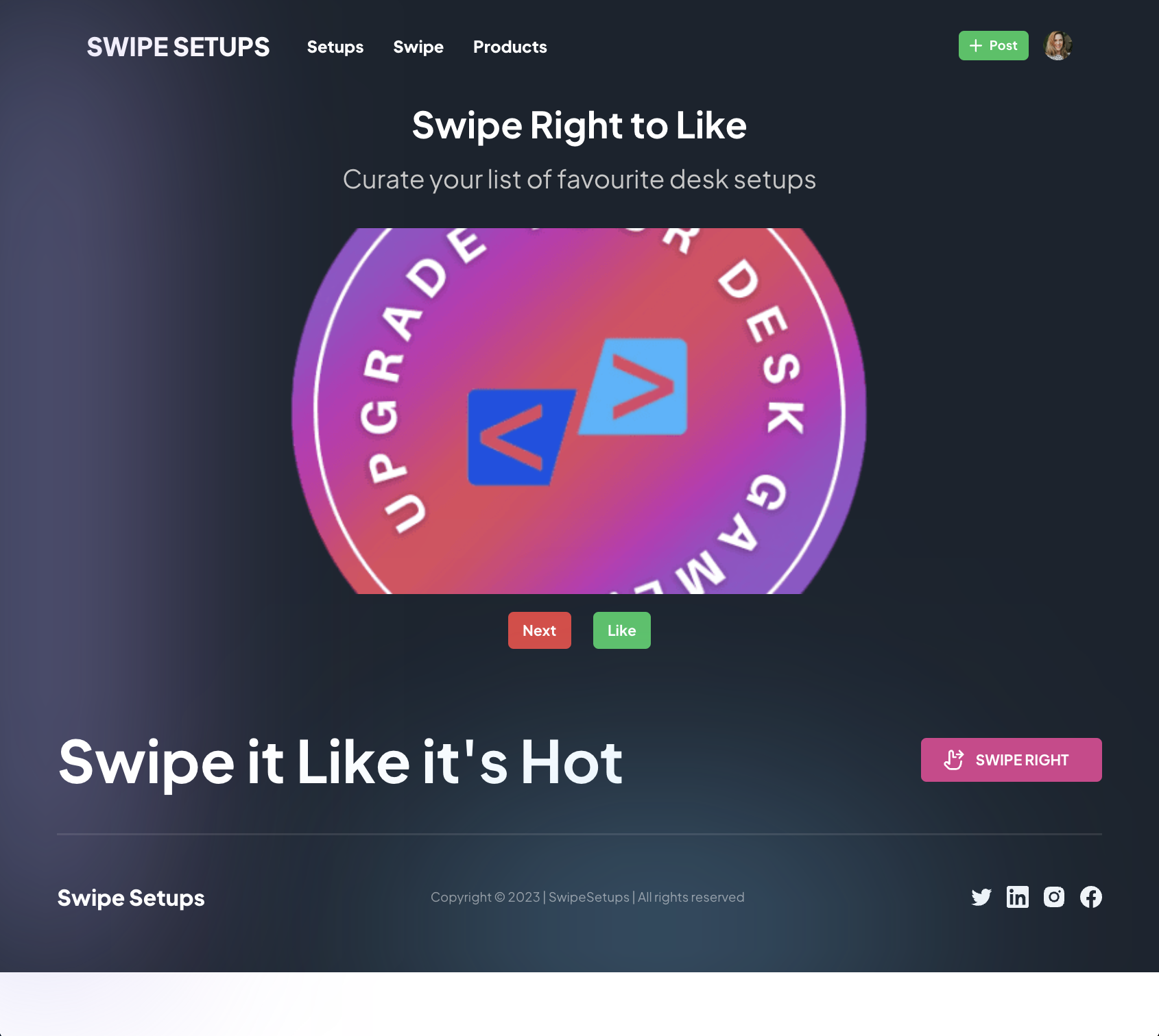 make swipe page vh (viewport height) bigger and/or make footer stick to bottom · Issue #122 ...