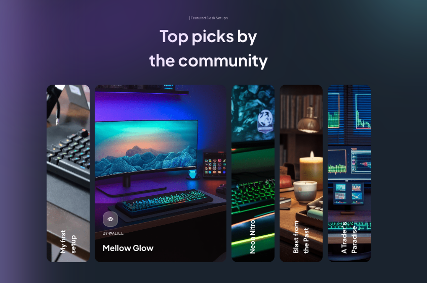 Fix featured desk setups section on homepage · Issue #96 · bitcraft3r/swipe-setups · GitHub