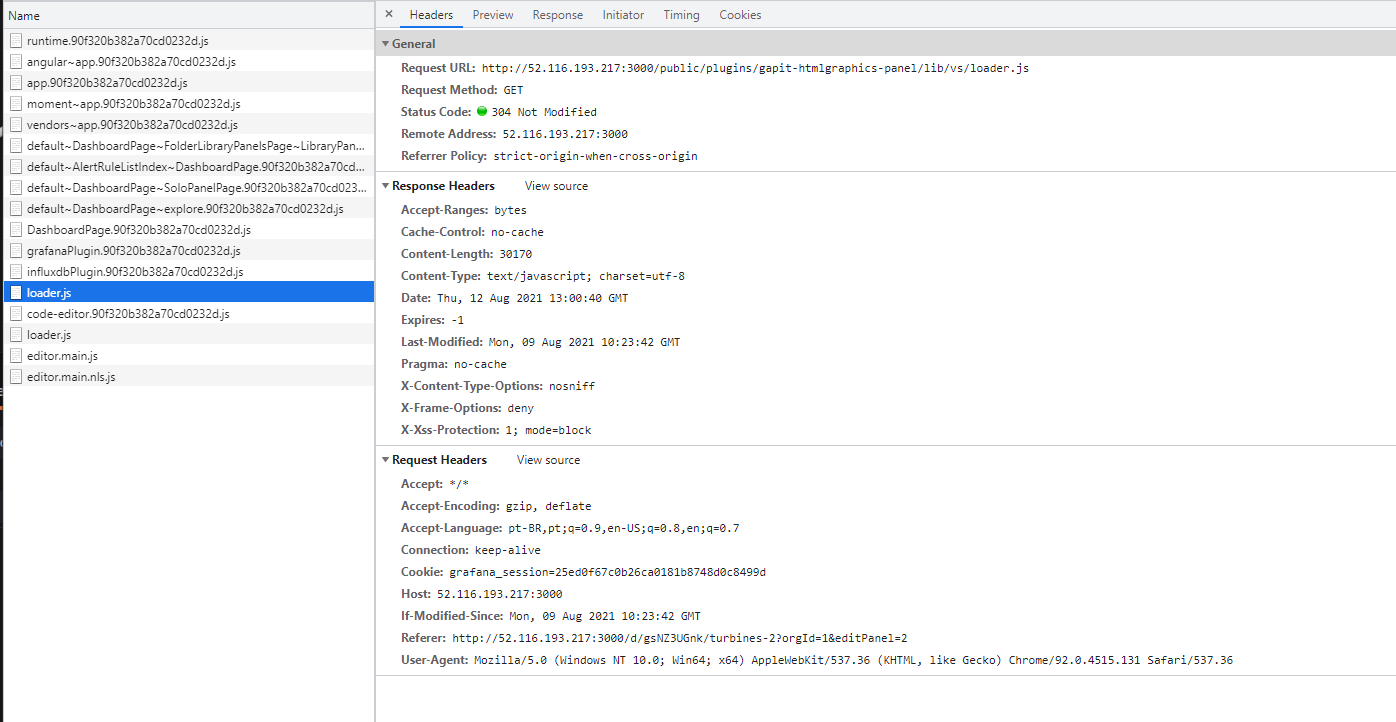 HTML Graphics plugin - configuration screen locked in “loading” · Issue ...