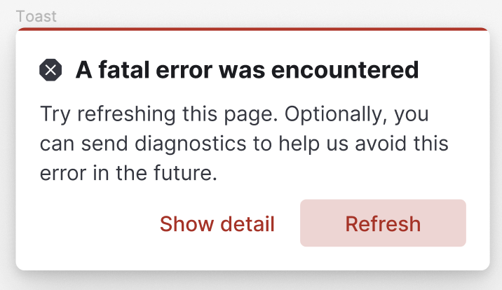 React error boundary and fatal errors · Issue #166584 · elastic/kibana · GitHub