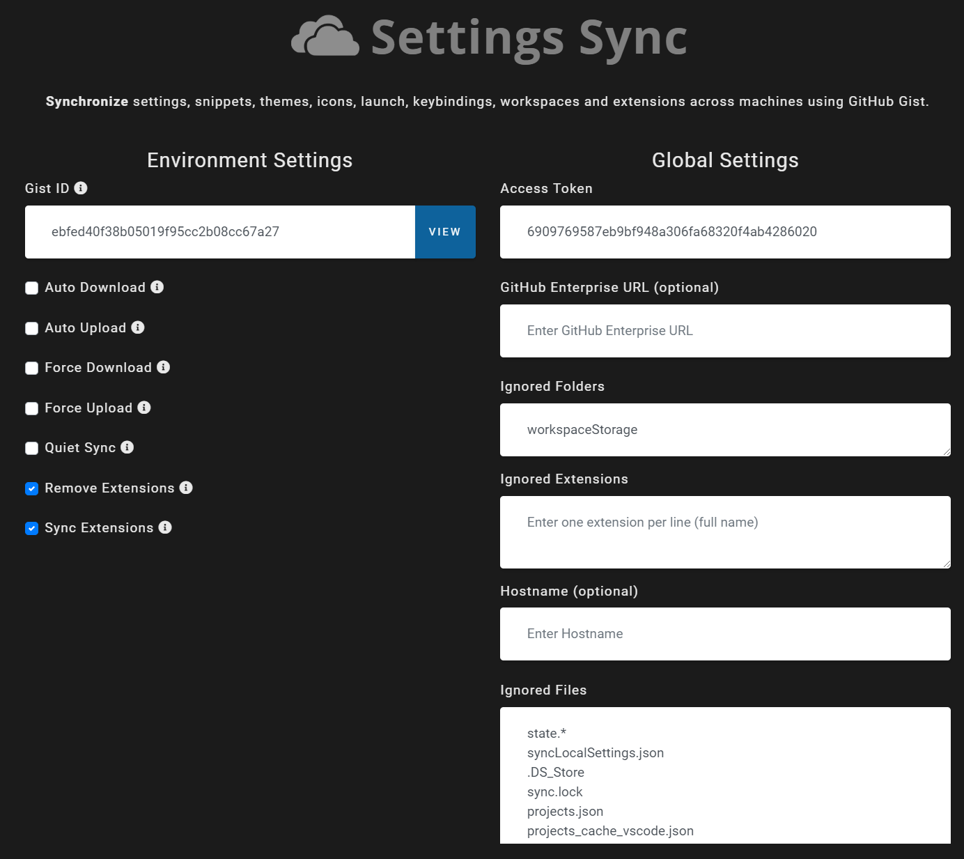 How can we manually open the Welcome Screen and Settings Sync webview-panels? · Issue #1087 ...
