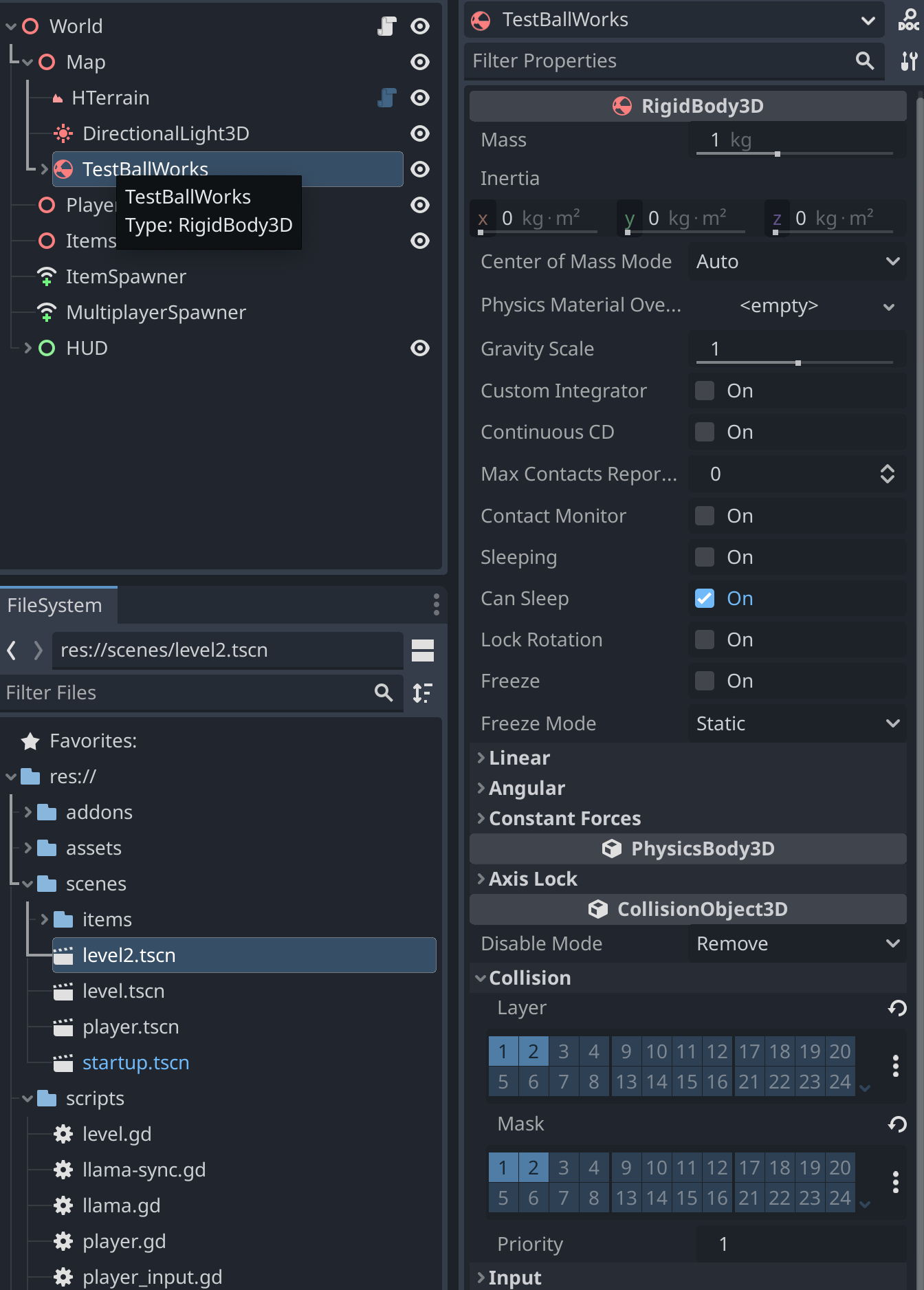Collision detection broken after Linux/MacOS dedicated server export · Issue #410 · Zylann/godot ...