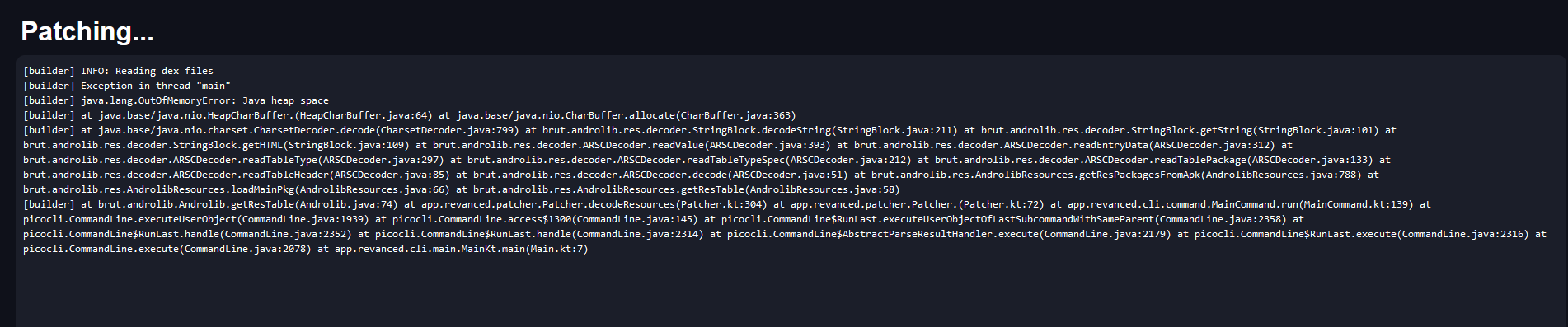 Impossible to patch TikTok · Issue #466 · reisxd/revanced-builder · GitHub