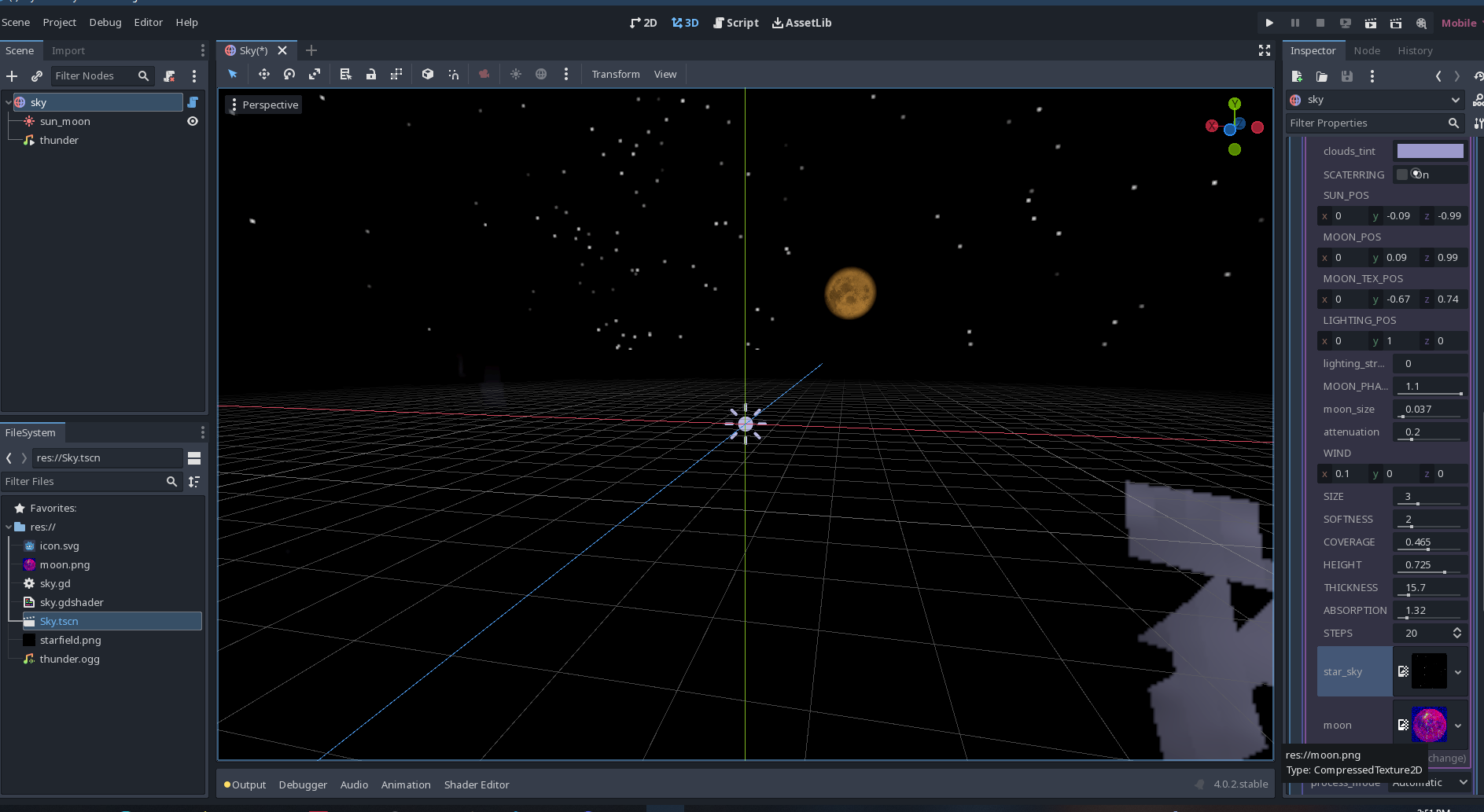 Godot 40 Support · Issue 18 · Lexpartizangodotskyshader · Github