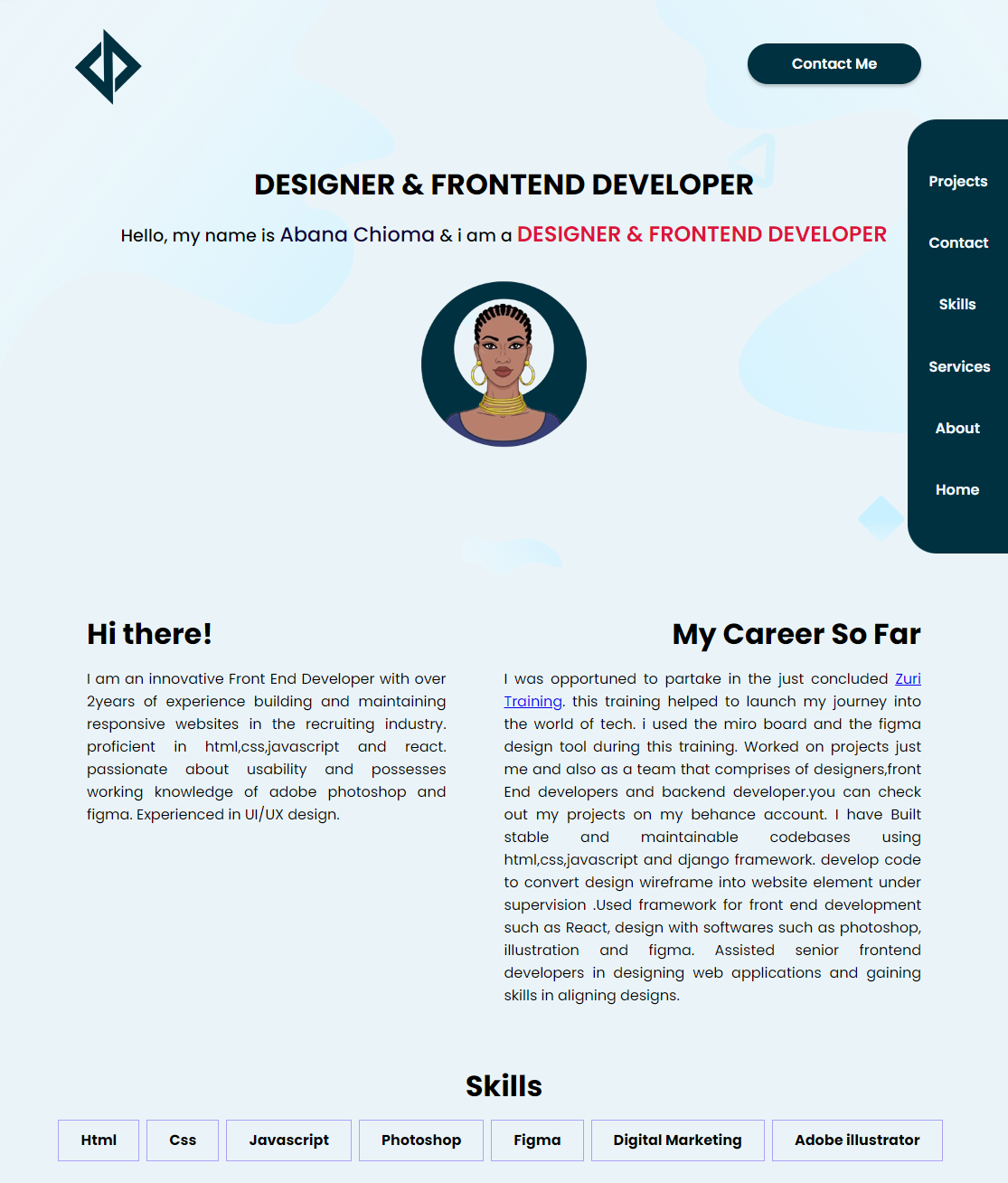 GitHub - Chiomasarah-UI/stutern-portfolio