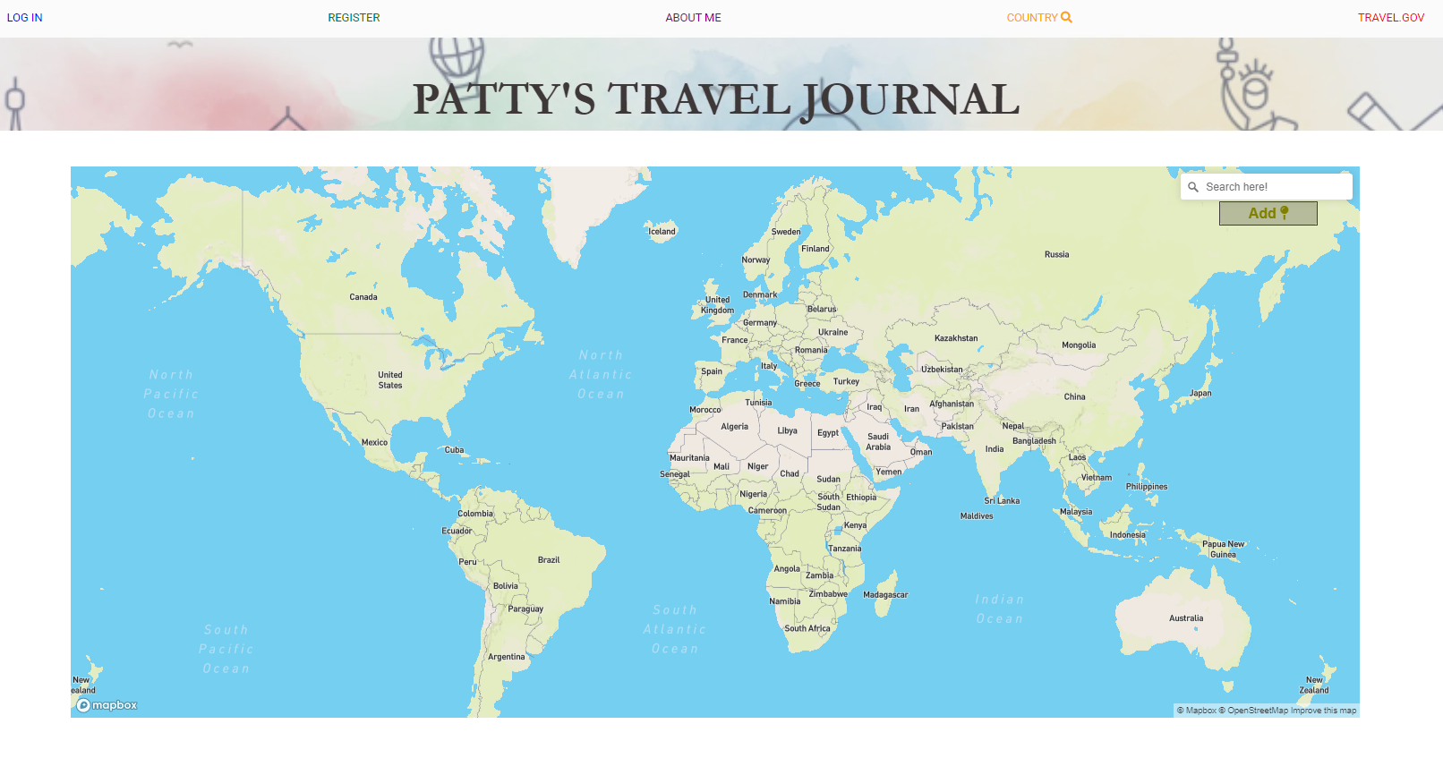 GitHub - Mepkaz01/Project4-frontend.github.io: Travel Blog/Journal