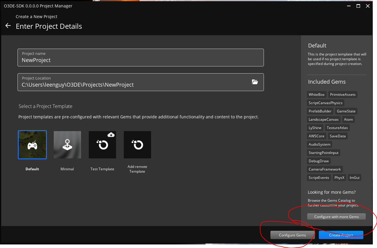 Feature Request: Updating Verbiage for Configure Gems CTA on Create a New Project Page · Issue ...