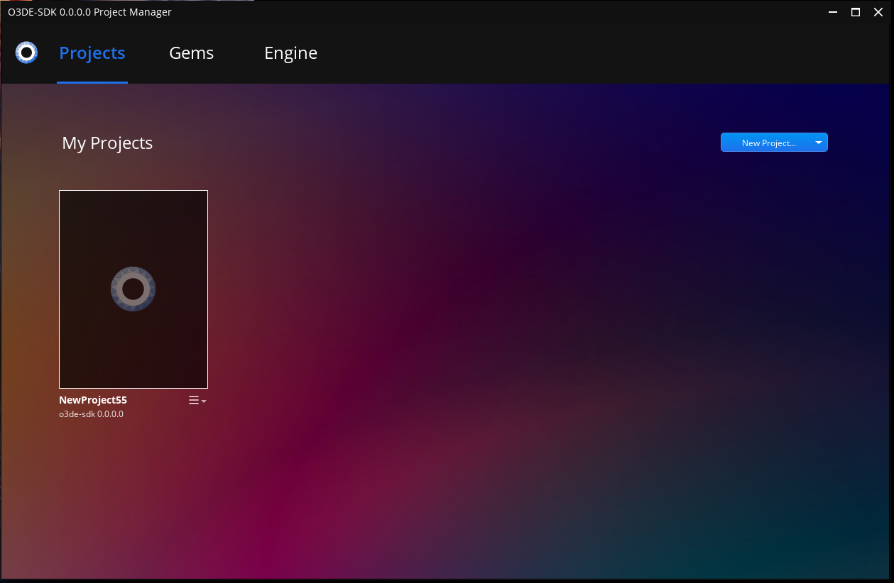 Feature Request: Adjustment to New Project Dropdown options in O3DE Project Manager · Issue ...