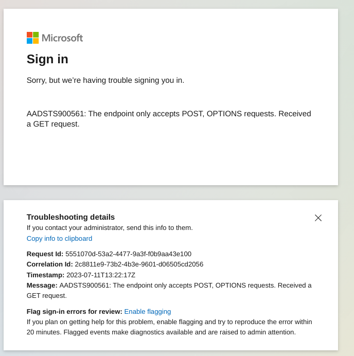 Token/auth requests get sent to external browser · Issue #890 ...