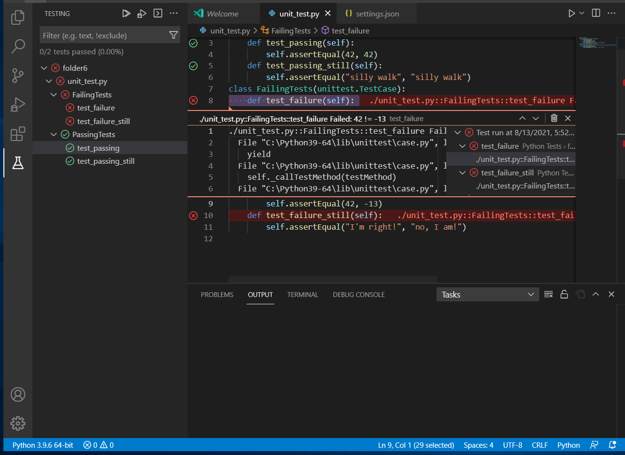 No code lenses shown for test · Issue #16961 · microsoft/vscode-python ...