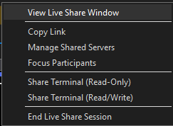 Live Share: Share Terminal(Read-only) can write in client. · Issue #6688 · microsoft/PTVS · GitHub