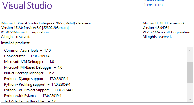 VS crashes while creating a virtual environment. · Issue #6904 · microsoft/PTVS · GitHub