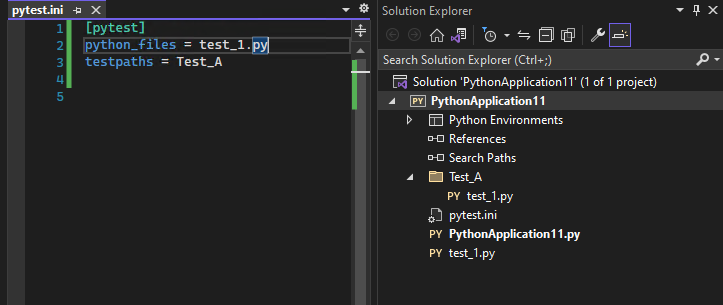 Pytest with ini file with testpaths returns tests in project that don't ...