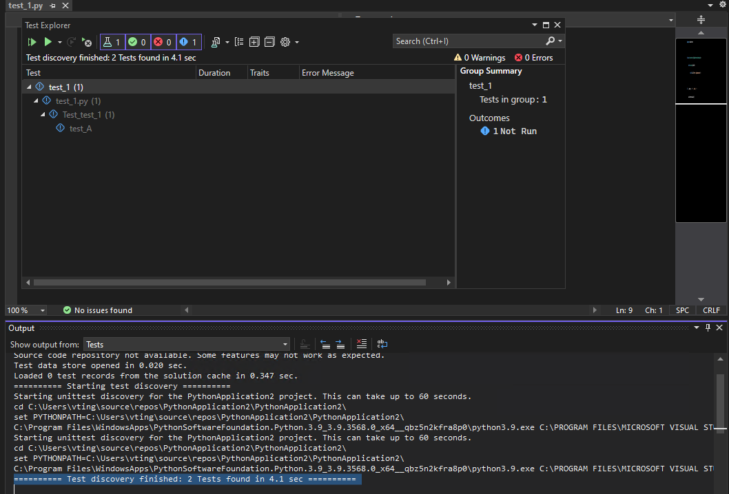 The result of Test discovery was incorrect. · Issue #7027 · microsoft ...