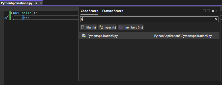 Go To All does not work. · Issue #7095 · microsoft/PTVS · GitHub