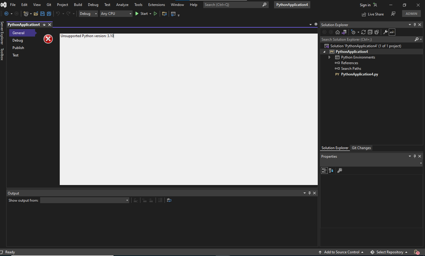 Error Displays On Property Page · Issue 7375 · Microsoft Ptvs · Github