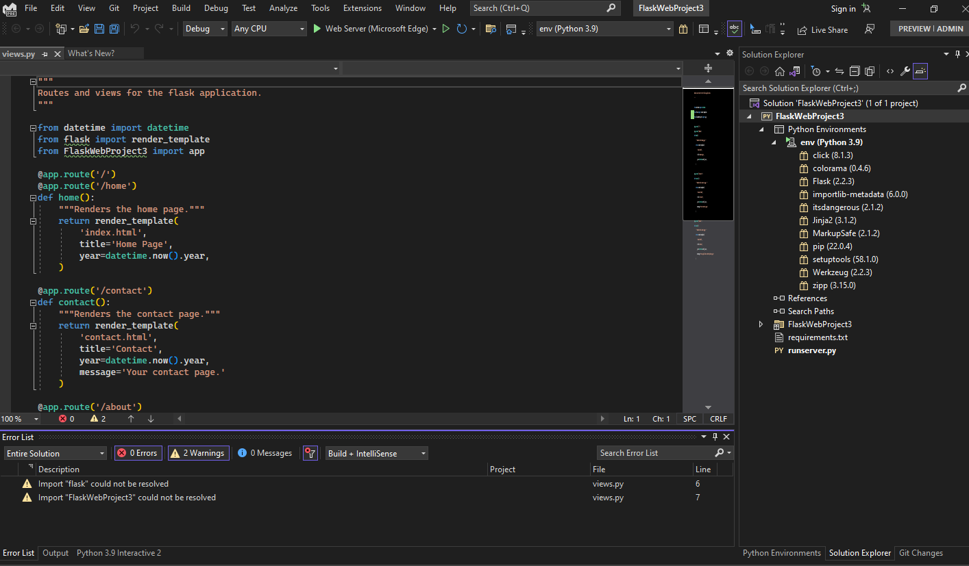 reportMissingImports : Even if the module is successfully installed, a ...
