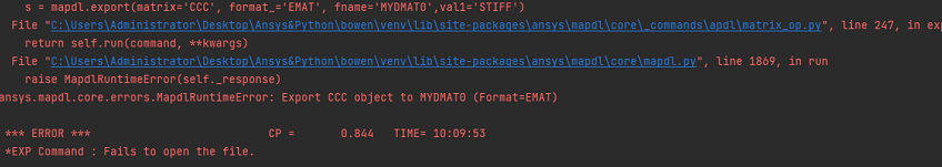 How to export matrix result · Issue #734 · ansys/pymapdl · GitHub