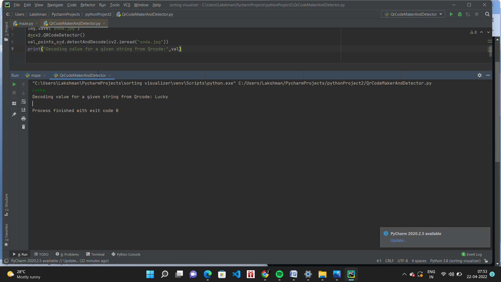GitHub - Triveni-2002/Qr-Code-Maker-and-Detector