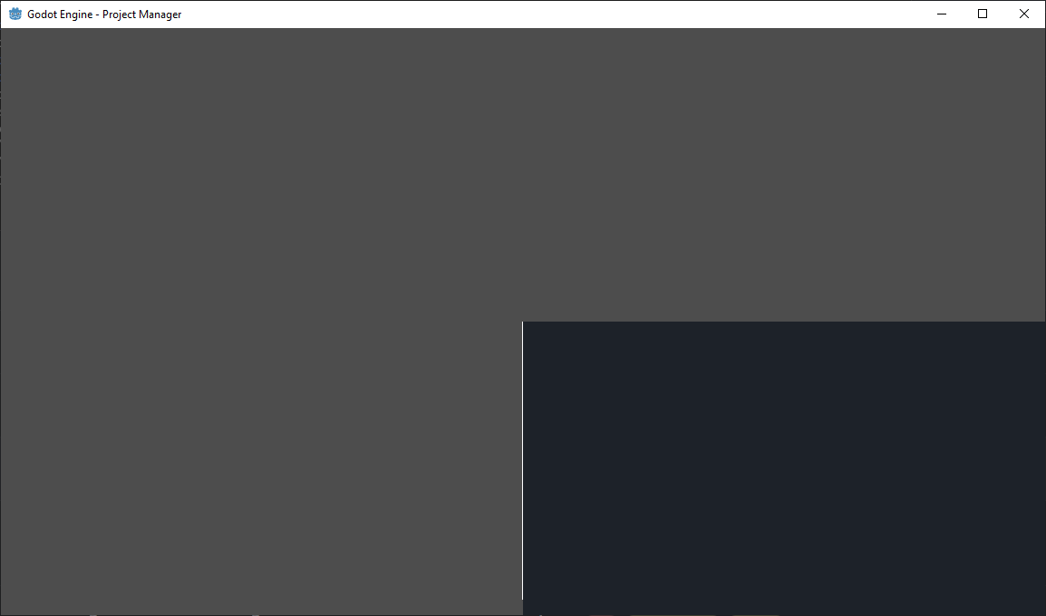 Project Manager - corrupted visuals · Issue #77136 · godotengine/godot · GitHub