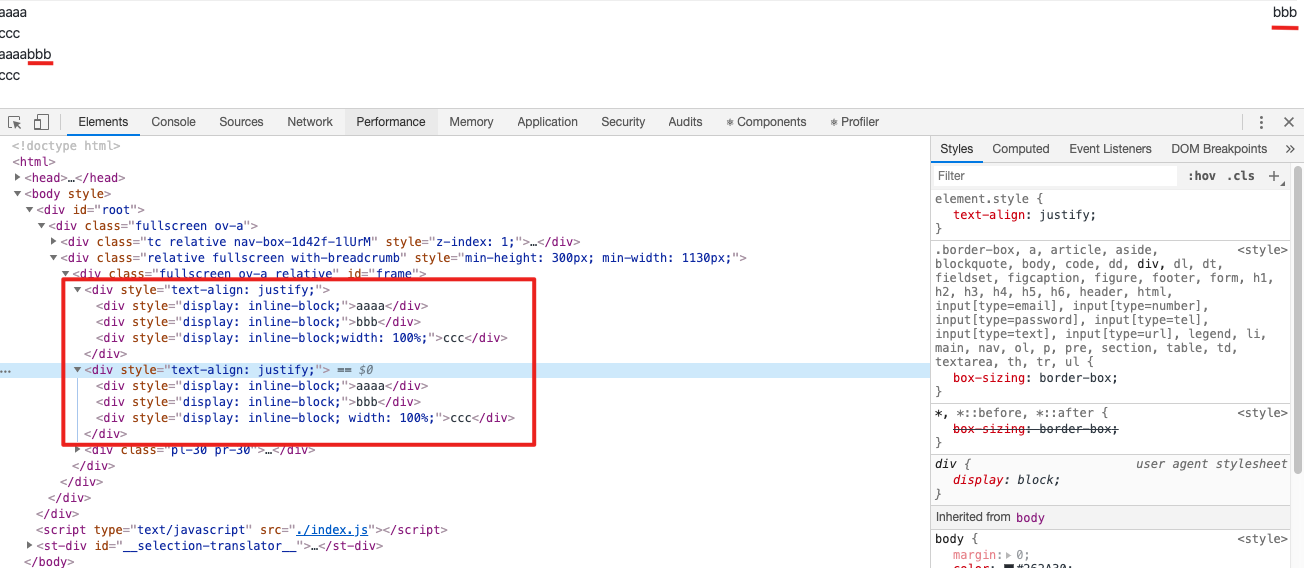  text align Justify Doesn t Work In React Issue 17400 Facebook react GitHub
