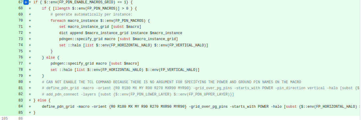Openroad PDNgen halo issue, where it works in Older version OpenRoad · Issue #640 · The-OpenROAD ...