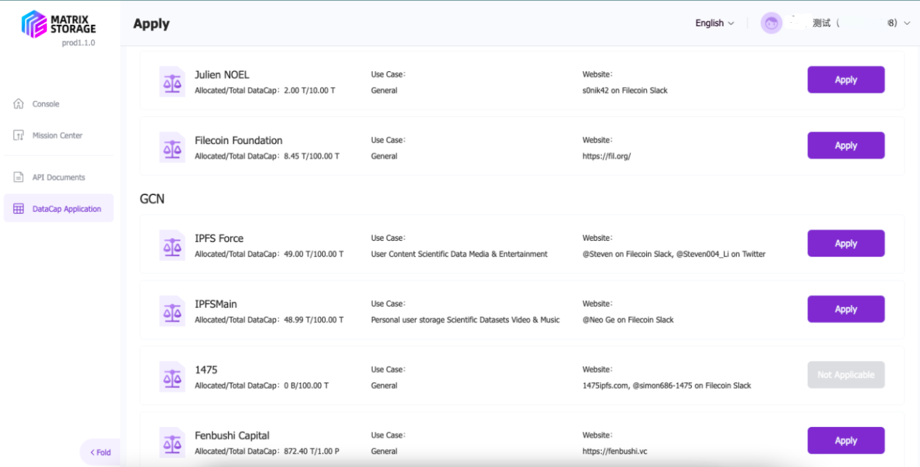 Notary Application-Matrix Storage · Issue #141 · filecoin-project/notary-governance · GitHub