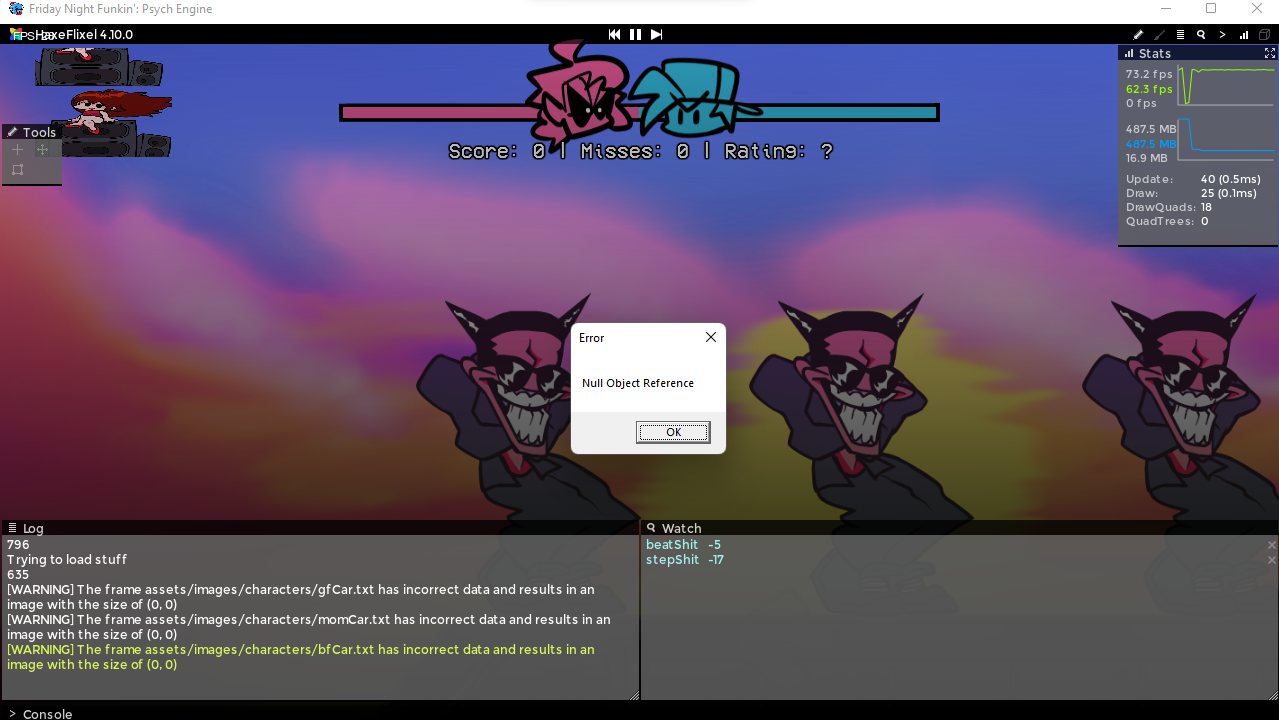 characters are just broken now lmoa · Issue #1355 · ShadowMario/FNF ...